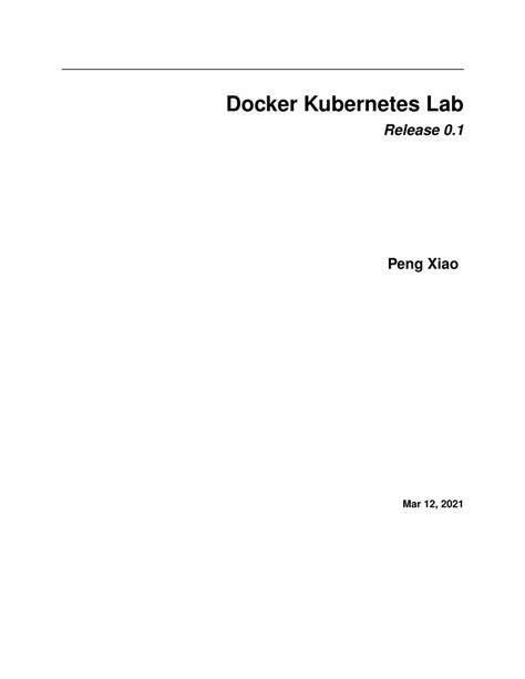 pdf docker kubernetes lab dokumen tips