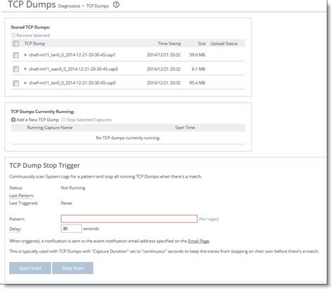 Capturing And Uploading Tcp Dumps