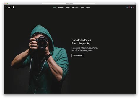 Photography Website Templates Html Css Simple Rolfdive