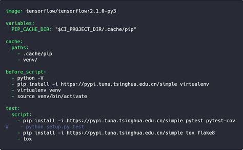 使用gitlab runner实现python ci tabll
