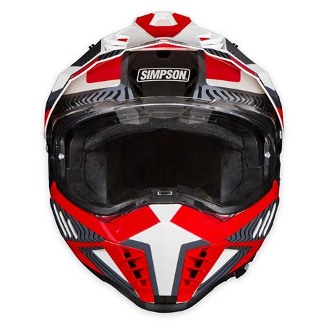 Simpson Xcursion Bandit Helmet Mojave Red Schmid Moto Co