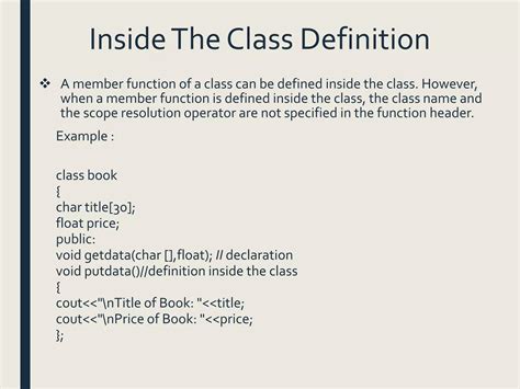 Data Members And Member Functions Pptx