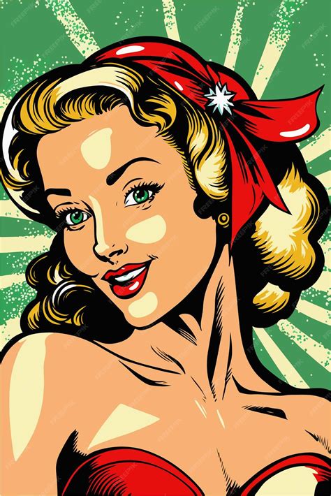 Pop Art Pin Up Girl