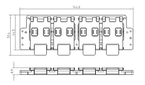 China DRAM Test Socket BGA78 DDR3X8 Pin Contact DDR Test Fixture China Pogo Pin Contact BGA