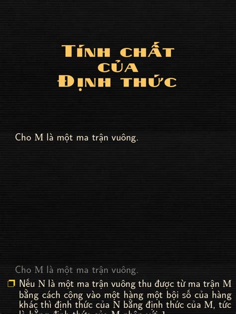 12 Determinant Properties Pdf