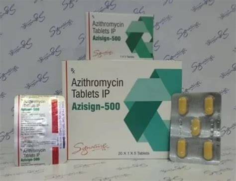 Azithromycin 500mg Tablets Packaging Size 1x10 At ₹ 113 Strip Of 3 Tablets In Nagpur
