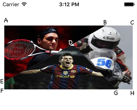 Ios Triangular Uiview Or Uiimageview Stack Overflow