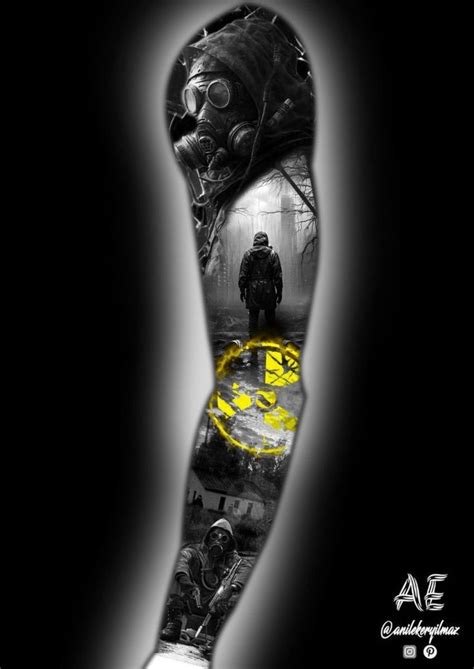 Stalker Tattoo Design Apocalyptic Tattoo Apocalypse Tattoo