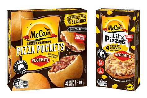 Mccain And Vegemite Join Forces For New Pizza Products Rw