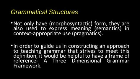 Teaching Grammar And Vocabulary
