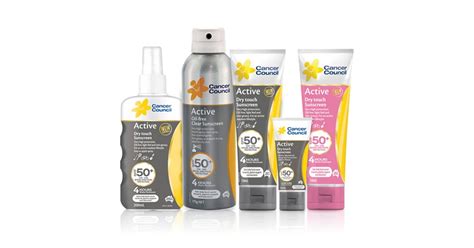 Cancer Council Active Dry Touch Sunscreen Au