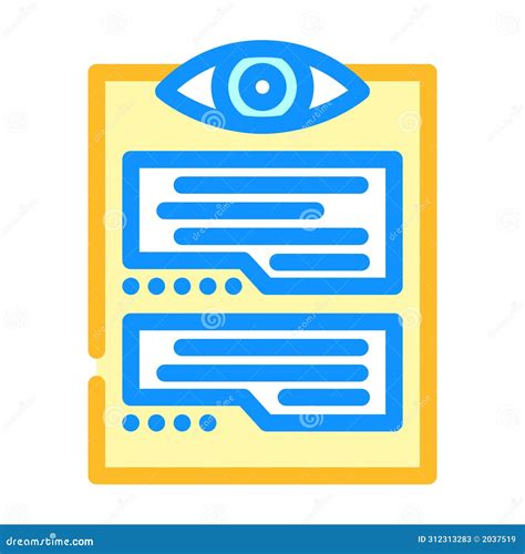 Visual Feedback Ux Ui Design Color Icon Vector Illustration Stock Illustration Illustration Of