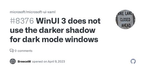 WinUI Does Not Use The Darker Shadow For Dark Mode Windows Issue Microsoft Microsoft