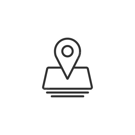 Flatstyle Map Pin For Gps Navigation Map Sign Geography Vector Map Sign Geography PNG And