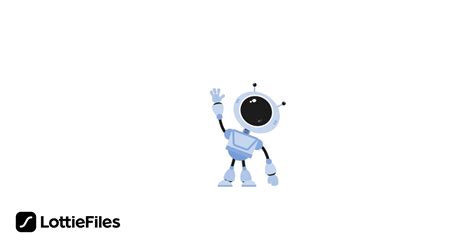 Free Cute Robot Animation By Alexander Rozhkov Rozhkov Lottiefiles