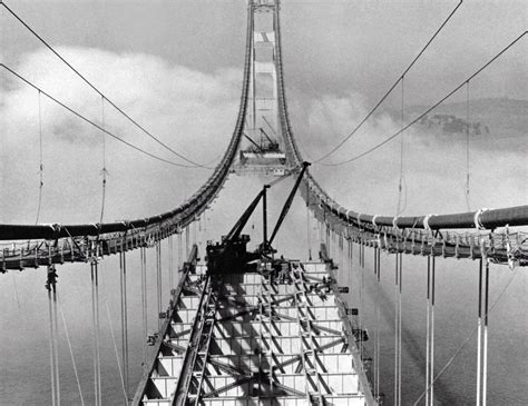 Building The Iconic Golden Gate Bridge In Rare Photographs 1930s
