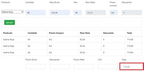 Como Puedo Mostrar La Sumatoria Total En Input De Tipo Number En Javascript Stack Overflow