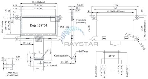 reh012864g raystar optronics inc