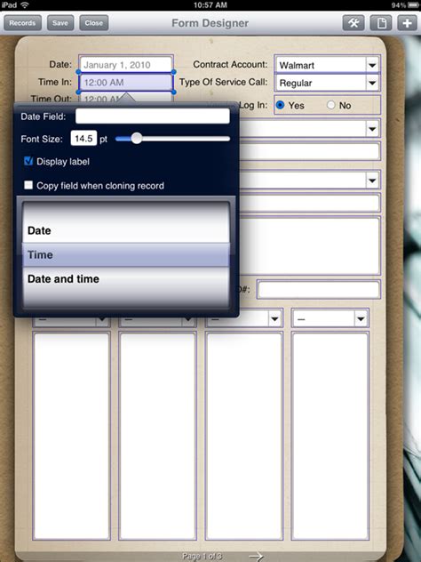 Creating Time As A Field Type On Your Form