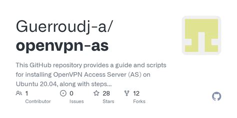 Github Guerroudj Aopenvpn As This Github Repository Provides A