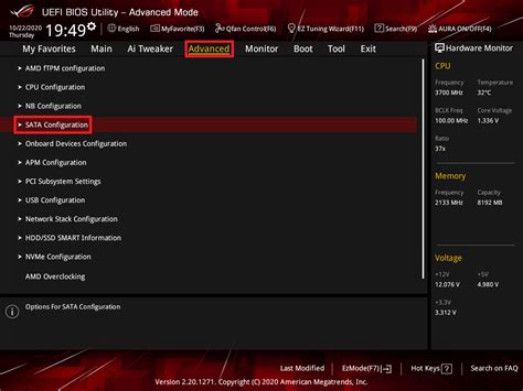setting up raid in bios