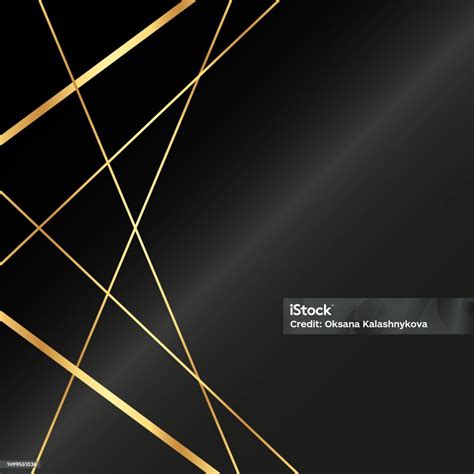 반짝이는 황금색 선으로 장식된 그런지 질감의 검은색 배경 블랙 골드 럭셔리 배경 0명에 대한 스톡 벡터 아트 및 기타 이미지 0명 고급 고풍스런 Istock
