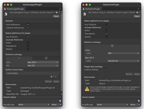 Unity Manual Import And Configure Plug Ins