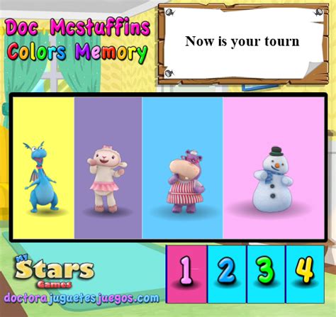 Doc Mcstuffins Colors Memory Play Online On Flash Museum 🕹️