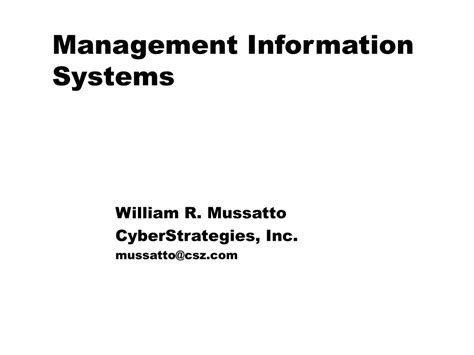 Ppt Management Information Systems Powerpoint Presentation Free Download Id 4285341