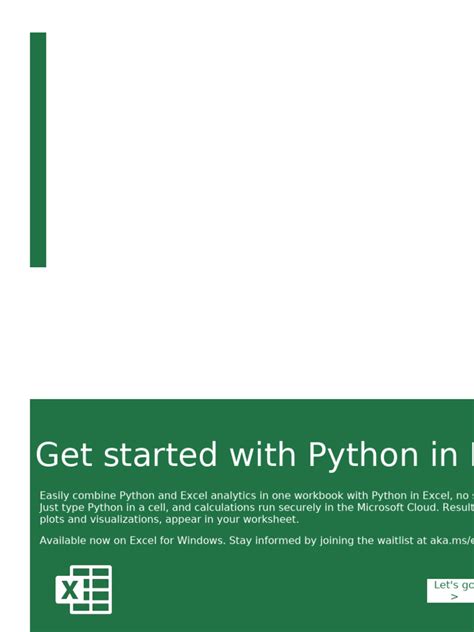 Python And Excel Integration Guide Pdf Microsoft Excel Python Programming Language