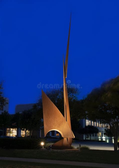 `sail Form I` By John Brough Miller Hall Park Frisco Texas Editorial Photo Image Of