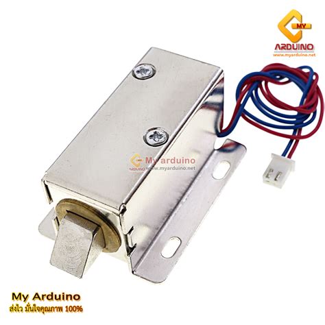 กลอนไฟฟ้า กลอนลิ้นชักไฟฟ้า 12v Dc เฉียงลง สลักนอก Set2 ขาย Arduino อุปกรณ์ Arduino คุณภาพดี