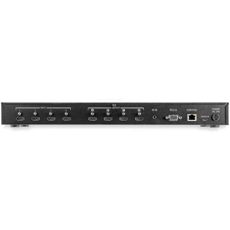 StarTech Com 4x4 HDMI 4K 60Hz Matrix Switch With Audio And Ethernet Control