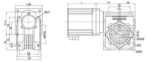 450w 48volt Electric Brushless Rv40 Worm Geared Dc Motor With Pwm