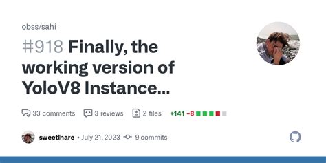 finally the working version of yolov8 instance segmentation by