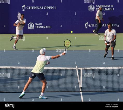 Chennai Open 2025 Doubles Ray Ho Tpe Matthew Christopher Romios Aus Vs [3] Saketh Myneni