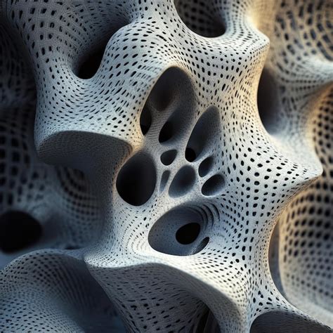 Complex Abstract Shapes Form An Intricate Visual Puzzle Premium Ai