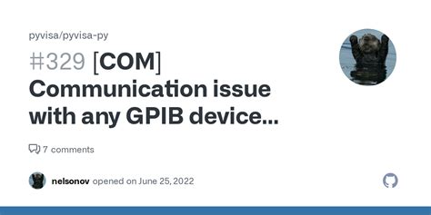 Com Communication Issue With Any Gpib Device Using Ni Gpib Usb Hs On
