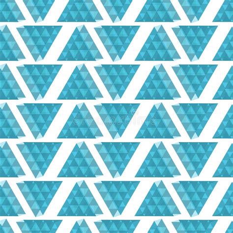Abstract Background Modern Seamless Pattern With Triangles Stock Vector Illustration Of