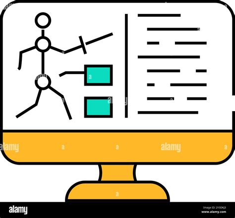 Character Design Game Development Icon Color Illustration Stock Vector Image And Art Alamy