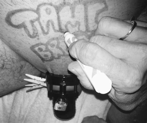 Markers And Chastity Cage Booquita
