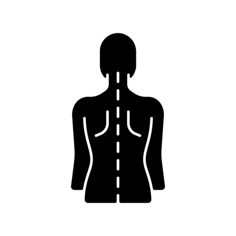 Good Posture Black Glyph Icon 2630711 Vector Art At Vecteezy