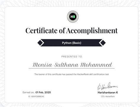 Python Programming Certification Professionaldevelopment Monisa