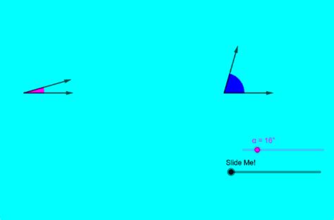 Complementary Angles Geogebra