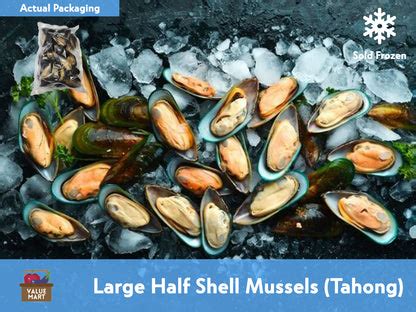 F17 Large Half Shell Mussels Tahong 1 Kg Valuemart Philippines