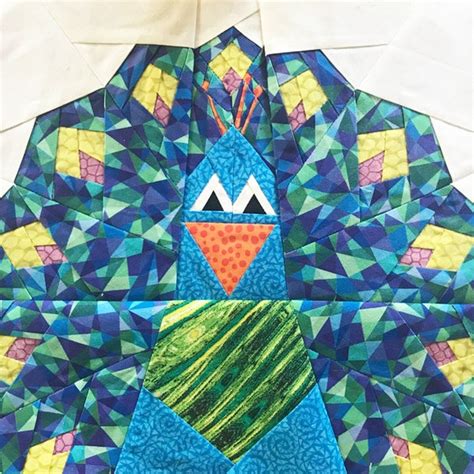 Peacock Quilt Etsy