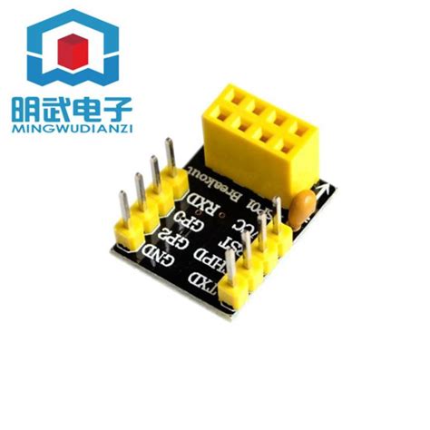 5pcs Esp01 01s Adapter Board Bread Board Adapter Esp8266 Esp01 Esp01s Solderless Daraz Pk