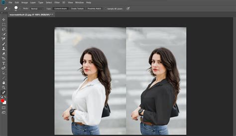 تغییر رنگ لباس در فتوشاپ تدوین باما