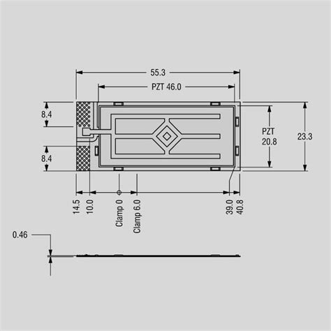 1 Layer Pzt 5j Piezoelectric Bending Transducer Uruktech