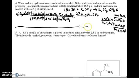 Limiting Reactant Stoichiometry Youtube